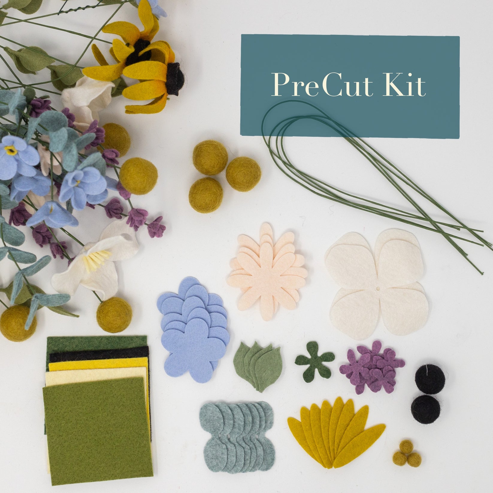 Wildflower Bouquet Flower DIY Kit – TheHardwoodForest