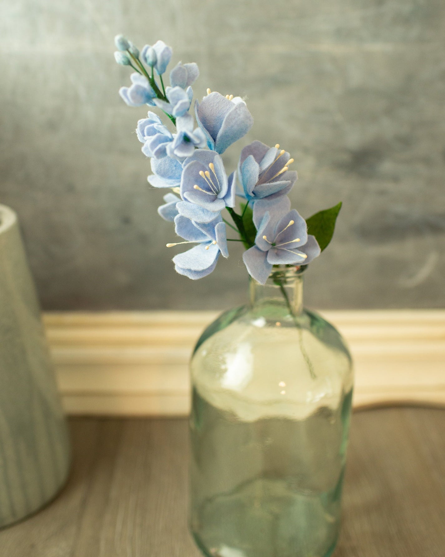 Delphinium Felt Flower Stem – TheHardwoodForest