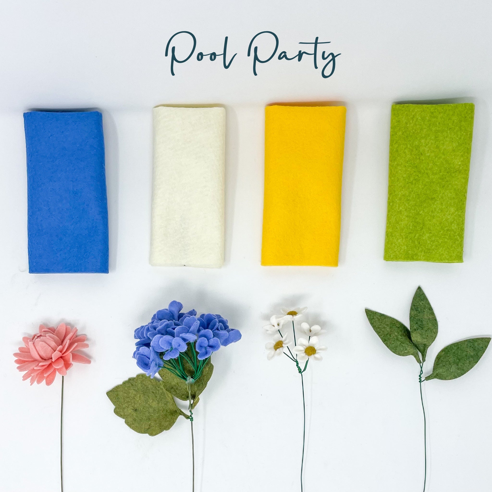 Mini Bouquet Felt Flower DIY Kit – TheHardwoodForest